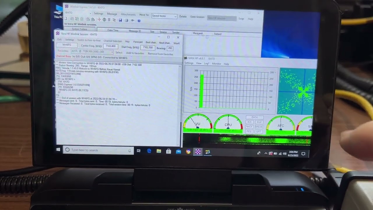 TX500 Winlink VARA HF with GPD micro pc - YouTube