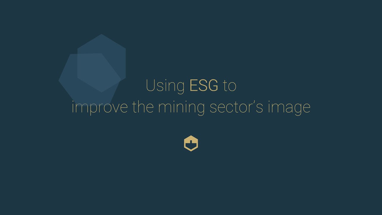 Changing perceptions of the mining industry with ESG - YouTube