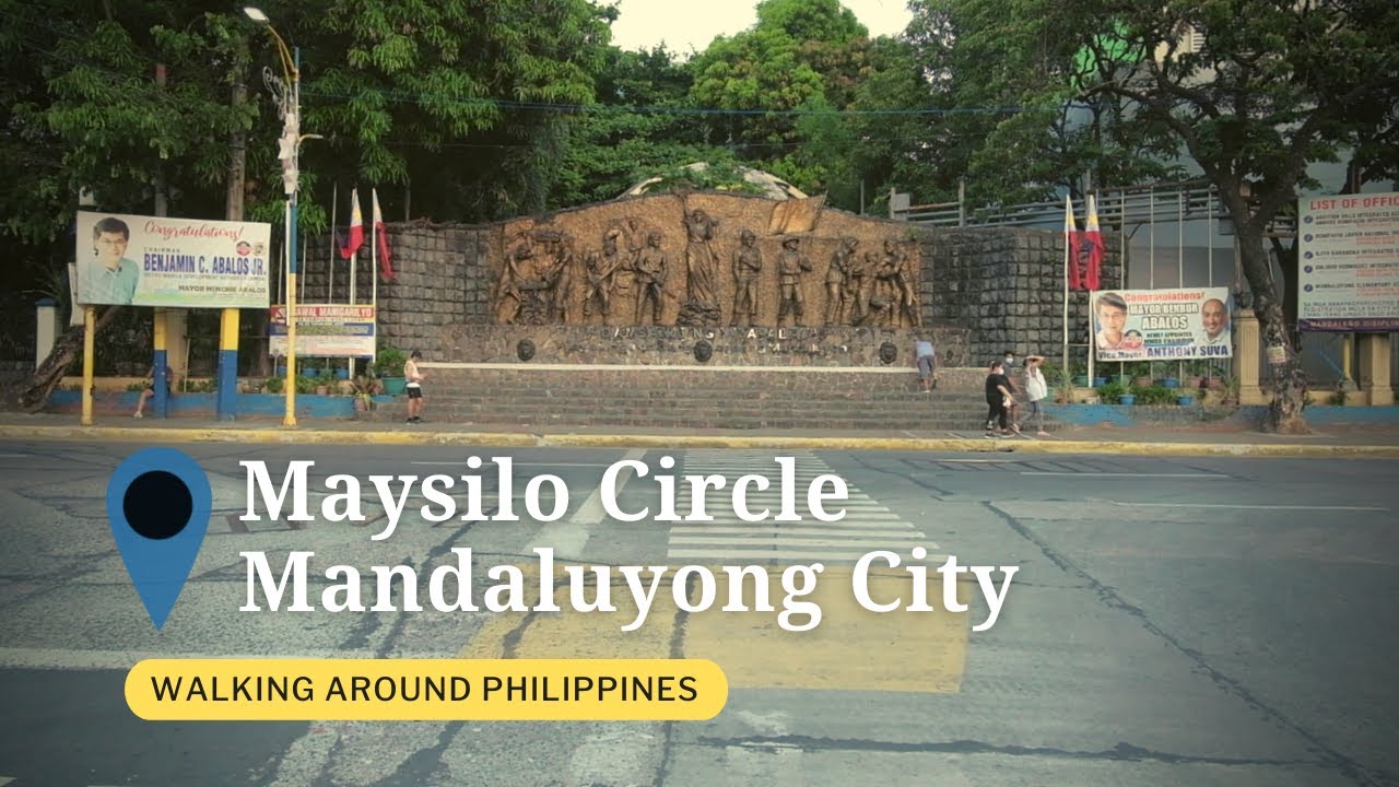 Walking Around Maysilo Circle Mandaluyong City - YouTube