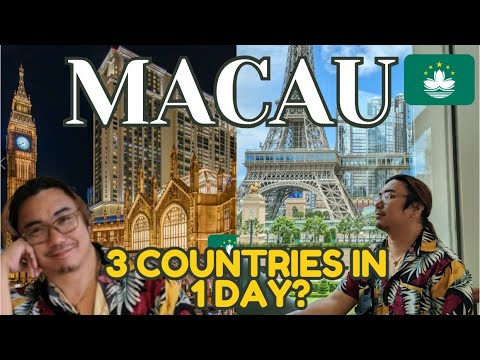 Macau Vlog 2: WE VISITED 3 COUNTRIES IN 1 DAY! | Venetian/Londoner/Parisian | i am JD vlogs 🆙 ...
