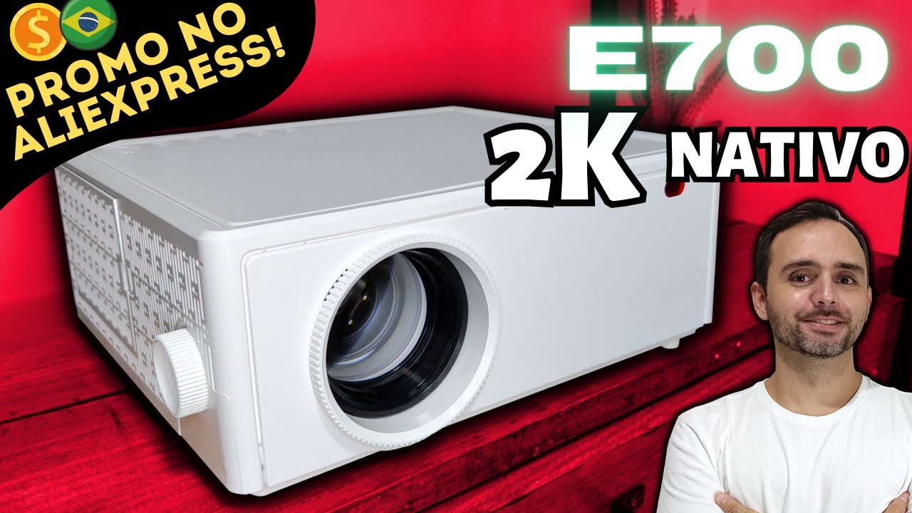 Projetor Everycom E700 2K 👀 MELHOR QUE FULL HD? - YouTube