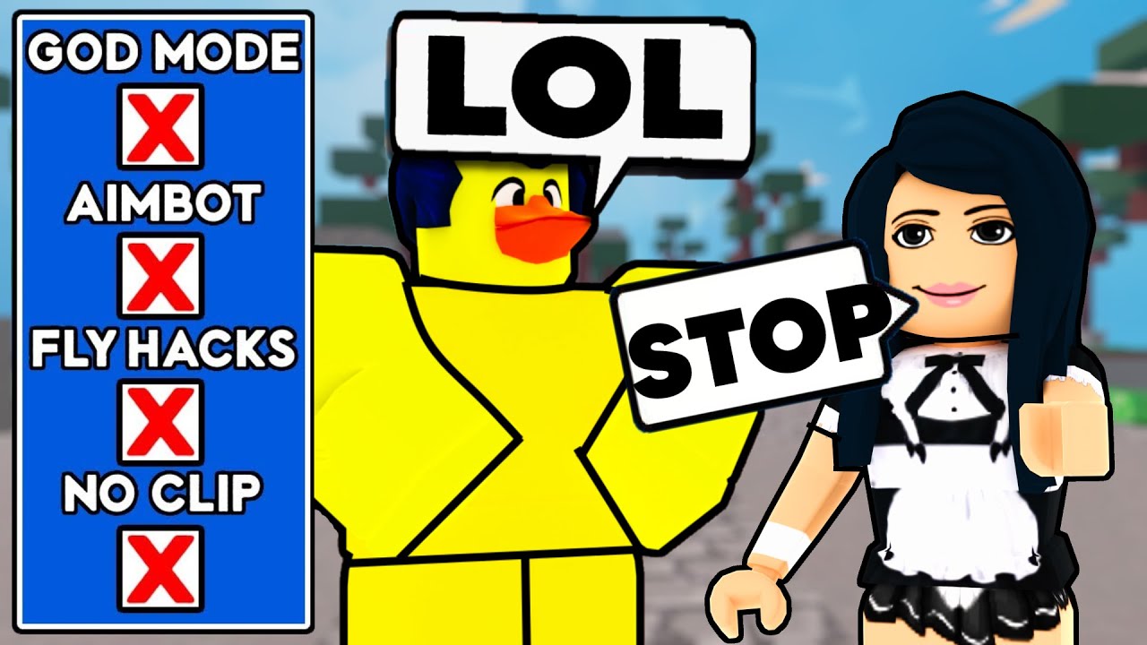 I 1v1'd My Crazy Fan Girl With HACKS (ROBLOX BEDWARS) - YouTube