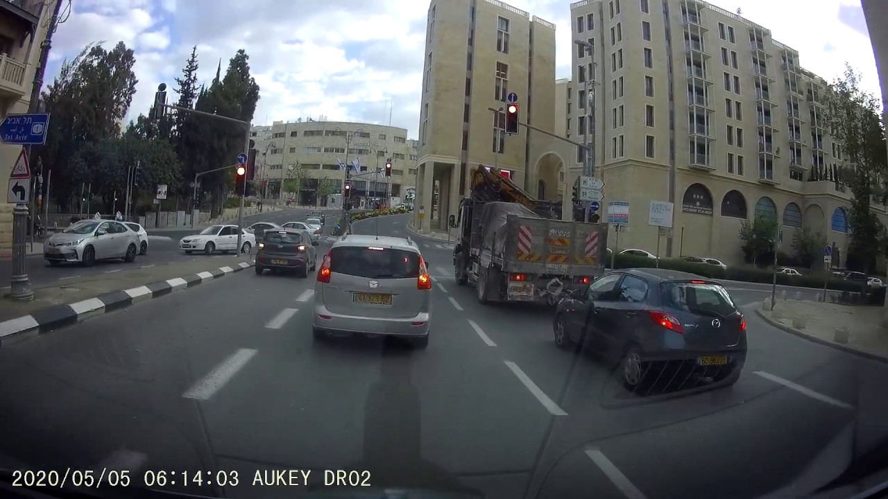 Driving Central Jerusalem 2, Israel Dash Cam - YouTube