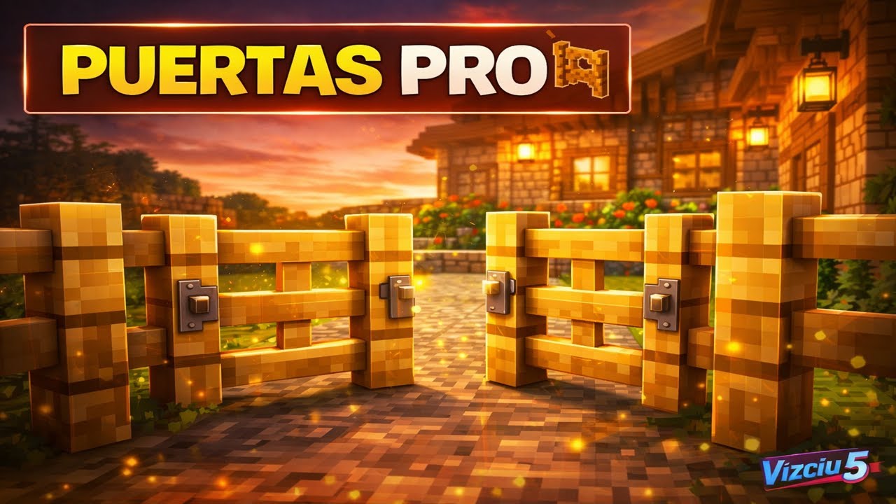 Como Hacer Puertas De Valla De Roble Pulido Minecraft 1.21.4 - YouTube