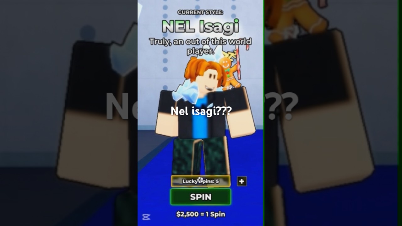 Spin for kaiser in Bluelock rivals but NEL? #roblox #fyp #shorts # ...