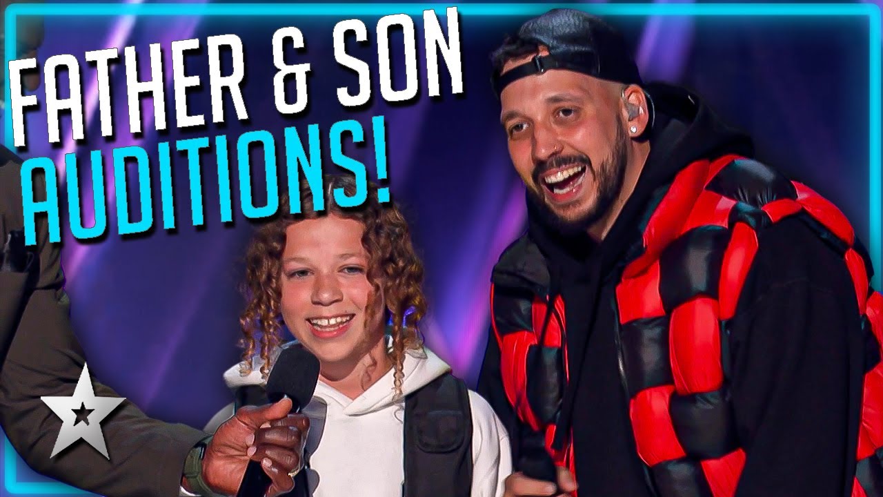 Top Father & Son Auditions on Got Talent! - YouTube