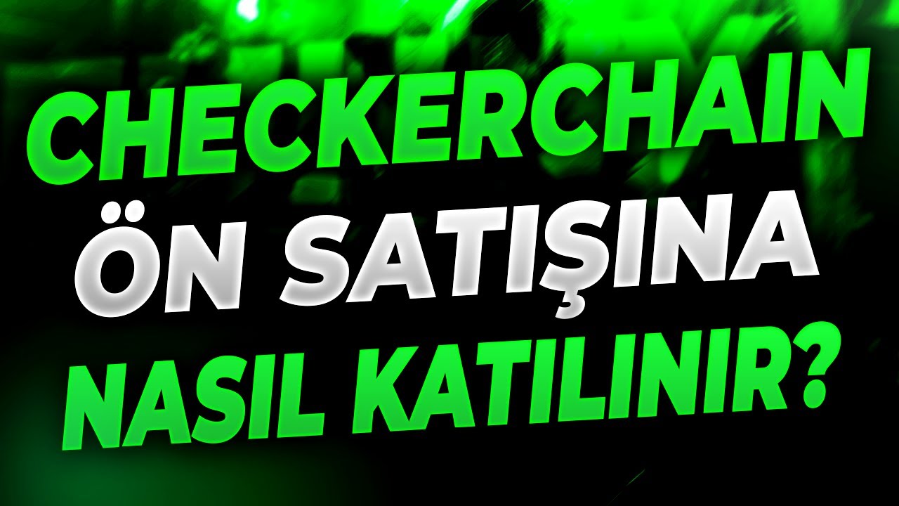 CheckerChain Ön Satışına Nasıl Katılınır? Bitmart - YouTube