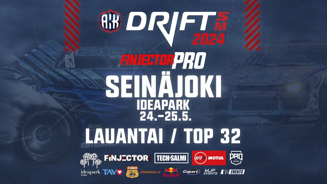 🔴 Drift SM LIVE | Ideapark Seinäjoki | TOP32 Lauantai 25.5. - YouTube