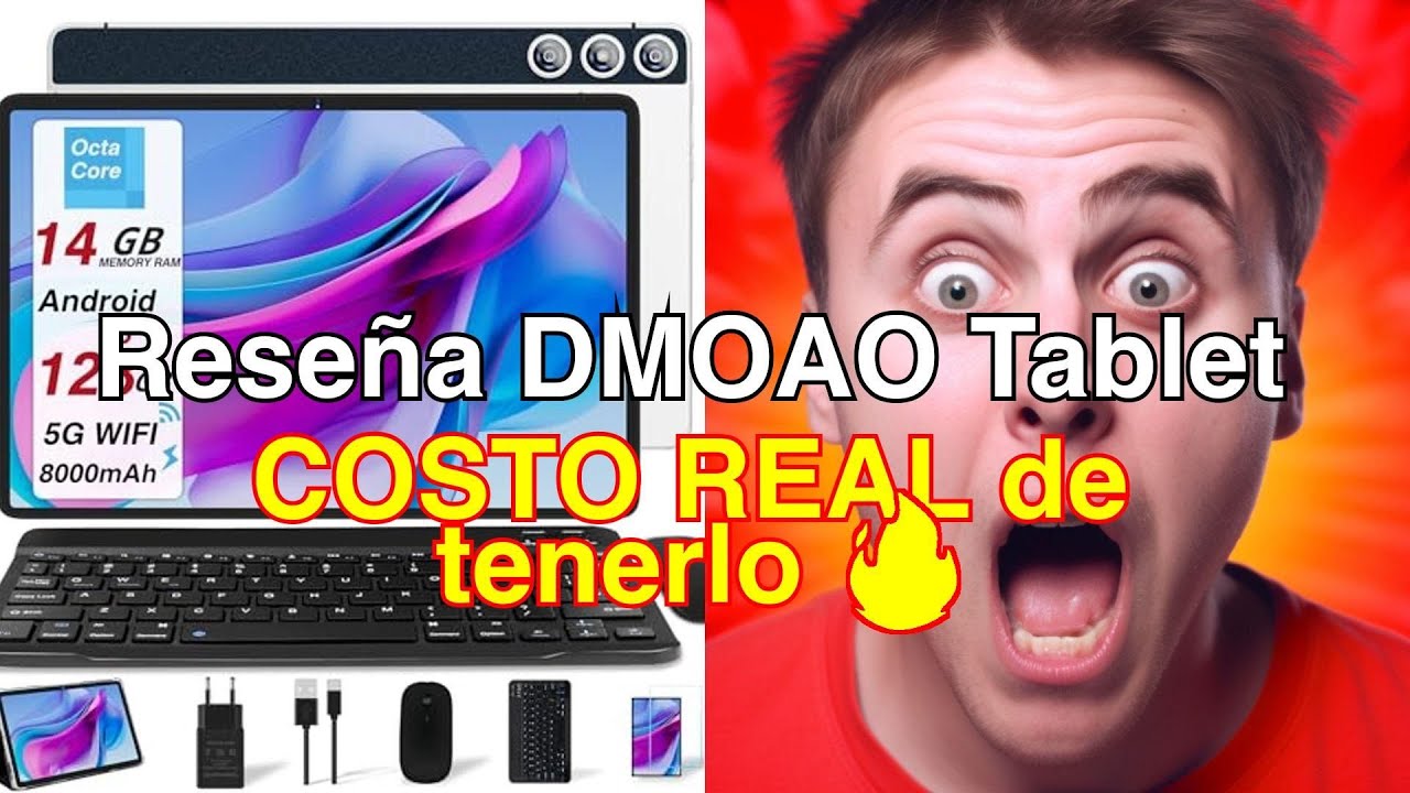 Reseña de la tablet dmoao 10 pulgadas con 14gb ram 128gb rom, android ...