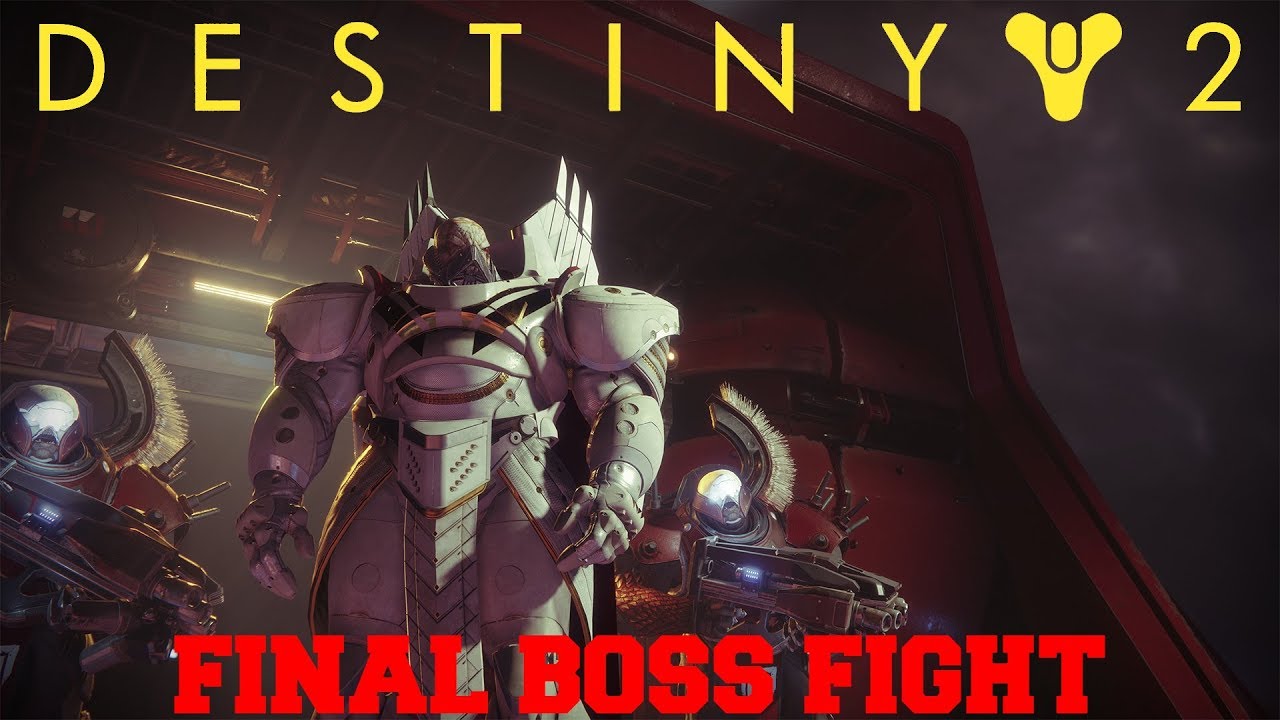 DESTINY 2 FINAL BOSS FIGHT ON PS4 PRO - YouTube