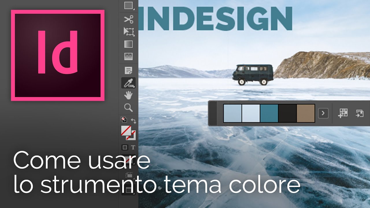 Come usare lo strumento tema colore di Adobe InDesign - YouTube
