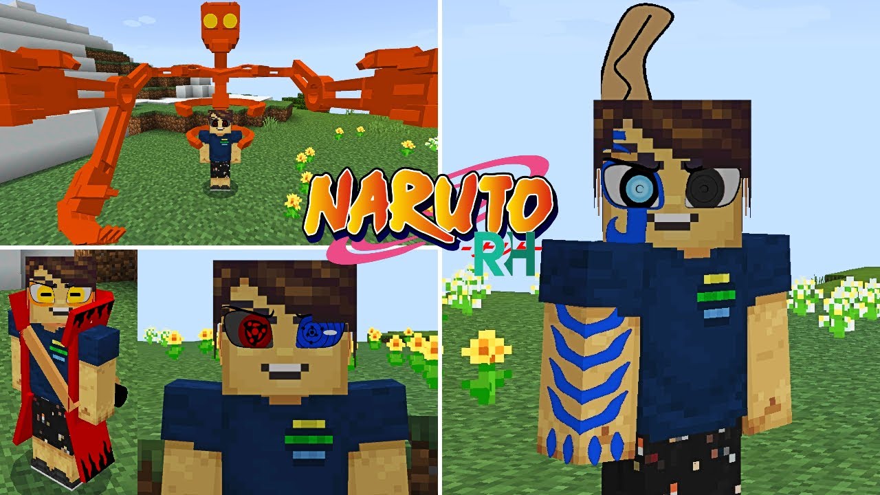 NARUTO RH MCPE || Addon de Naruto para Minecraft PE - YouTube