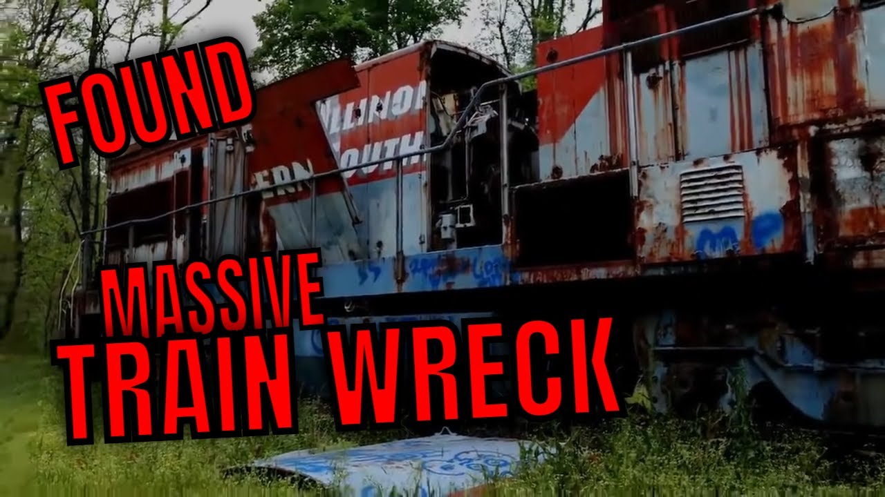 MASSIVE TRAGIC TRAIN WRECK | Exploring Wreckage THEY SAY IT'S HAUNTED ...