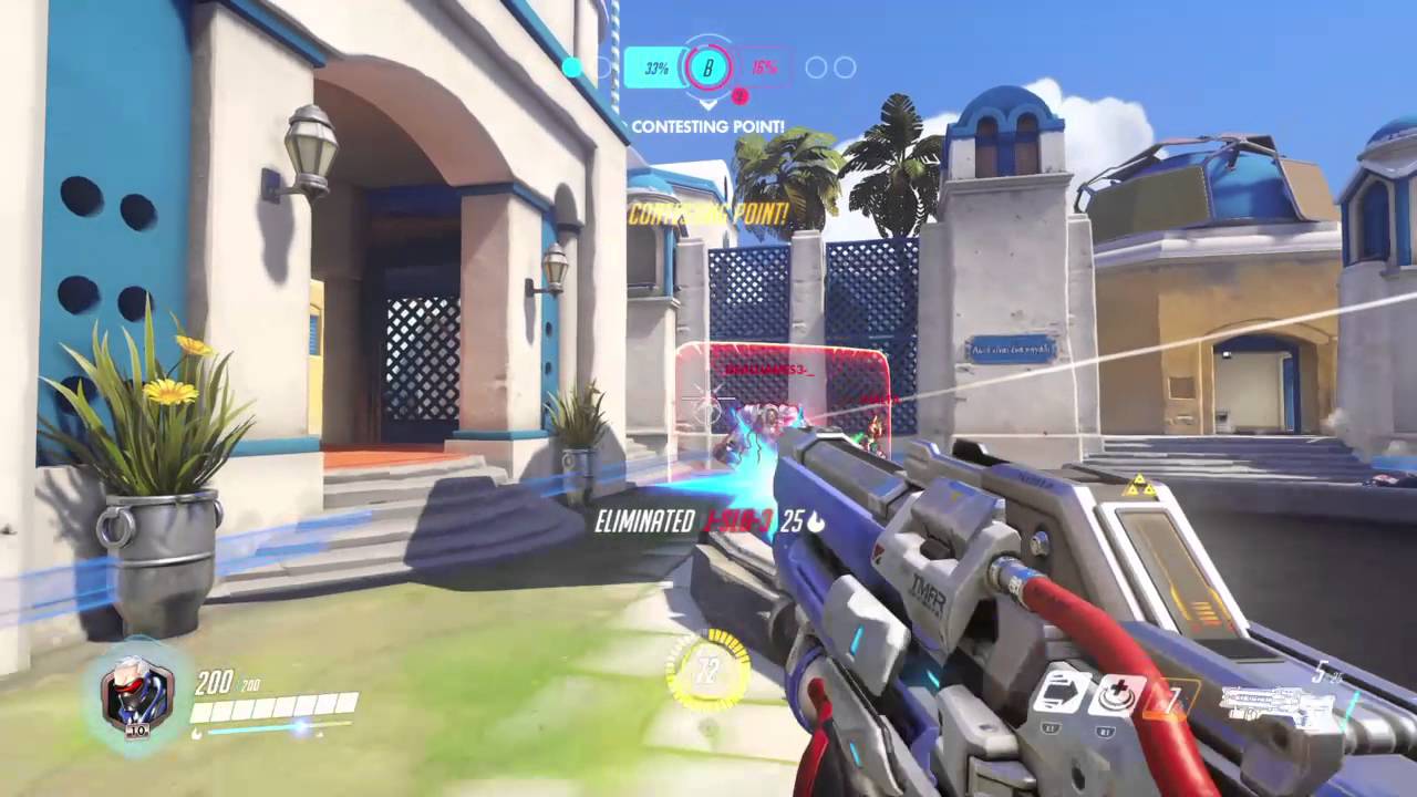 Overwatch beta soldier play - YouTube