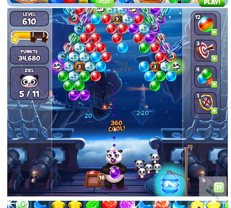 Panda Pop Level 610 no Booster by Michi G - YouTube