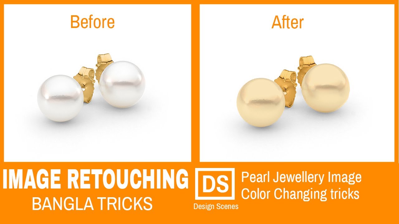 Pearl Jewellery Photo Retouch (Color Change)। Bangal tutorial 2020 ...