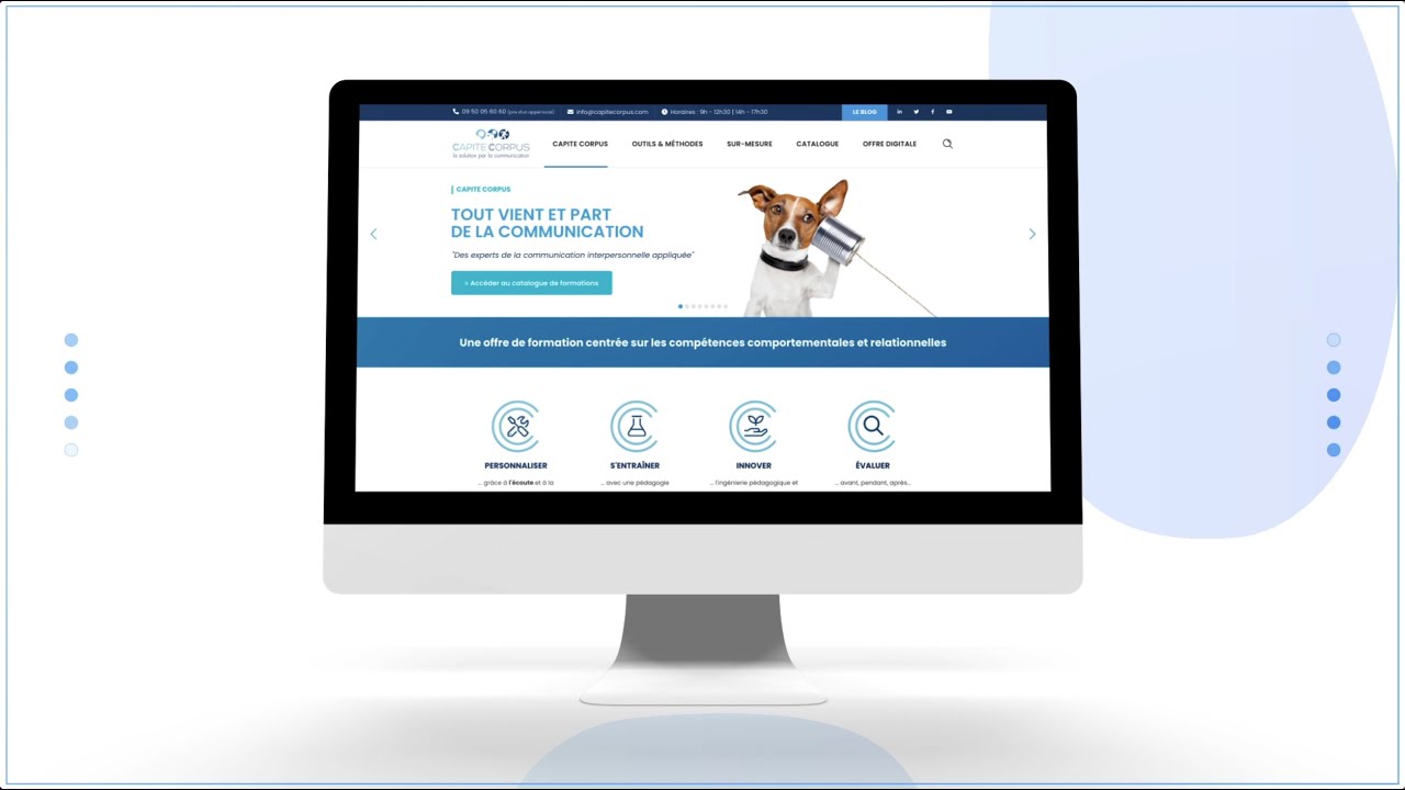 Le nouveau site Capite Corpus 🥳 - YouTube