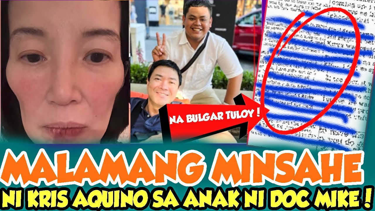 MALAMAN NGA! ANG NAGING MINSAHE NI CRIS AQUINO LABAN SA MGA SINASABI NG ...