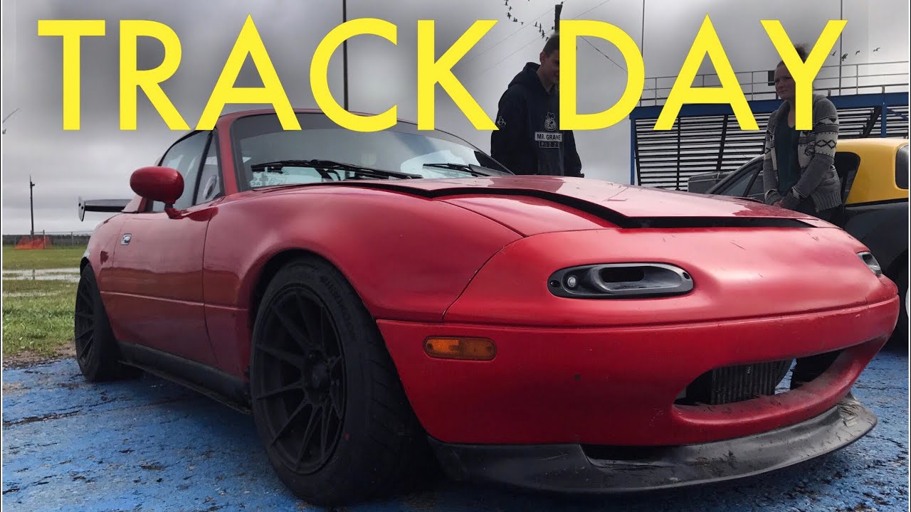 Boosted Miata Track Day! - YouTube