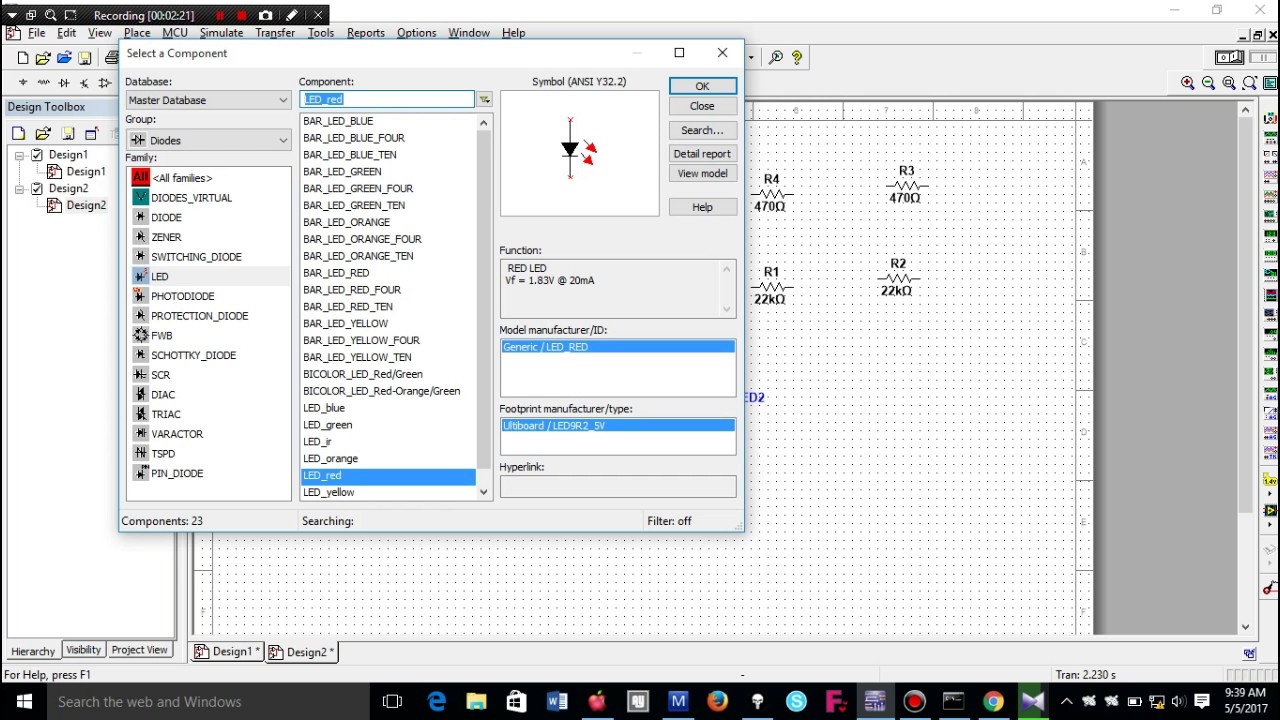 Simulation of flip flop circuit with multisim simulation - YouTube