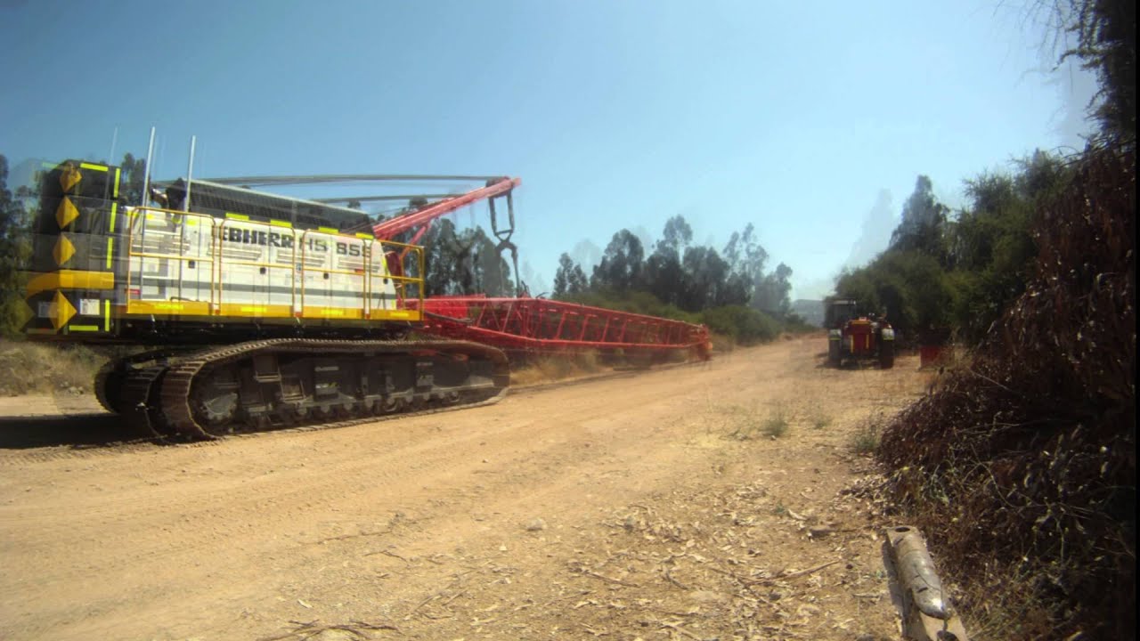 Liebherr 855 crane mounting Time Lapse - YouTube