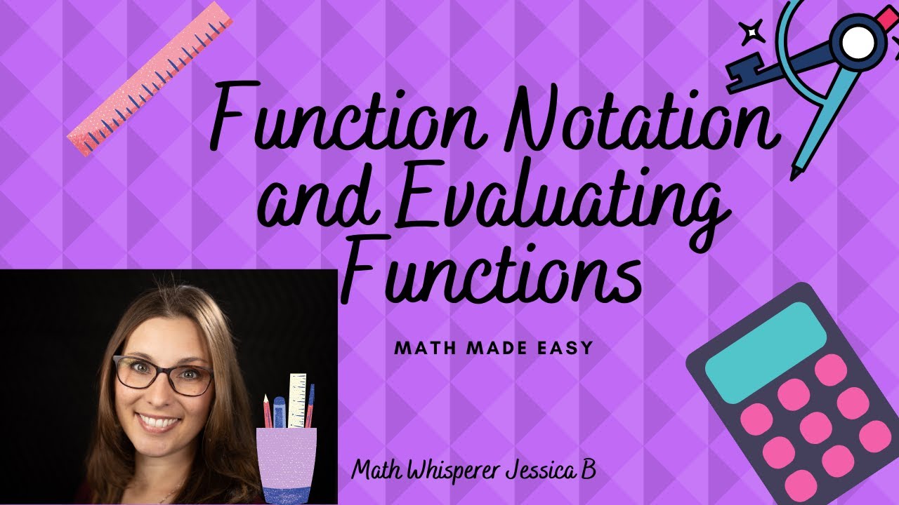 Function Notation And Evaluating Functions Explained Youtube 0086