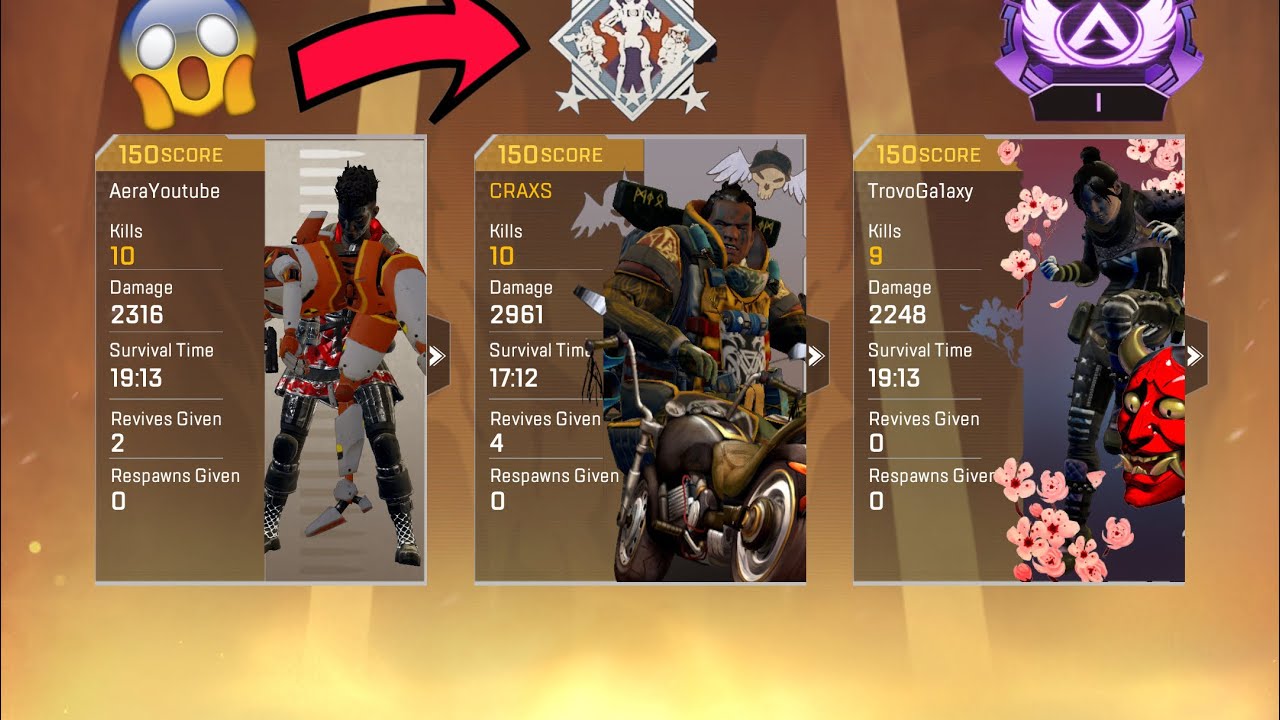 Apex Legends going for the 10 10 10 badge In Master Lobby Rank! number ...