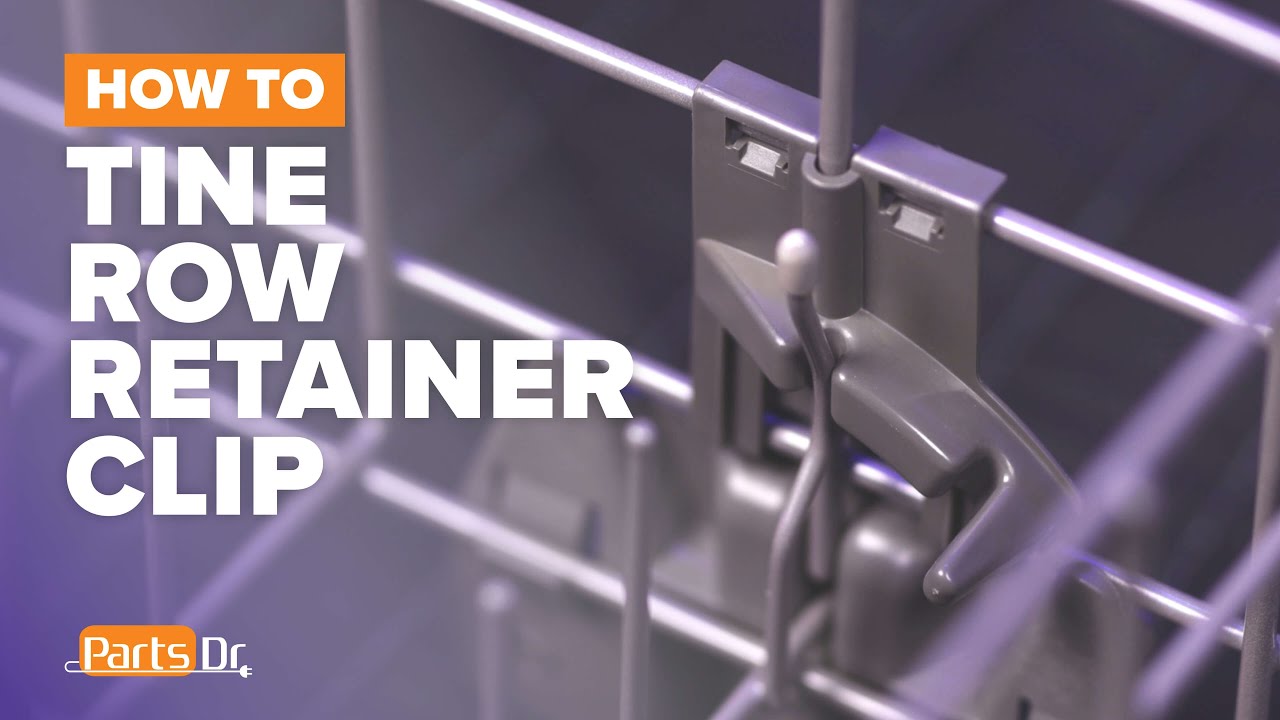 How to replace Tine Row Retainer Clip part # WPW10078215 on your ...