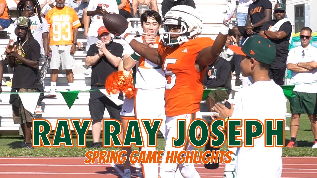 WR Ray Ray Joseph FLASHES in Spring Game | Full Highlights - YouTube
