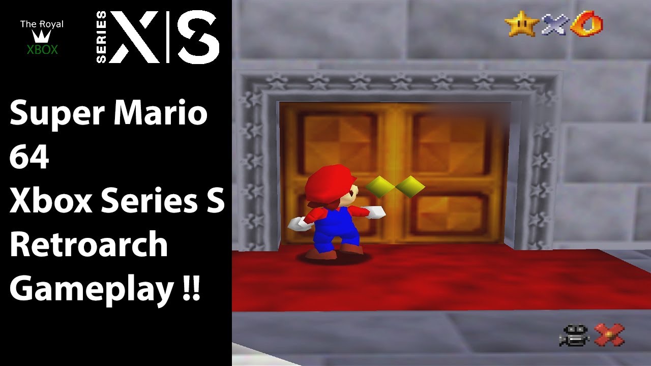 Super Mario 64 Xbox Series S Gameplay | RetroArch | Amazing Nintendo 64 ...