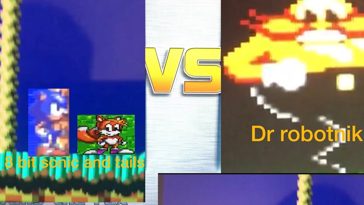 Mugen: 8 bit sonic and tails vs dr robotnik - YouTube