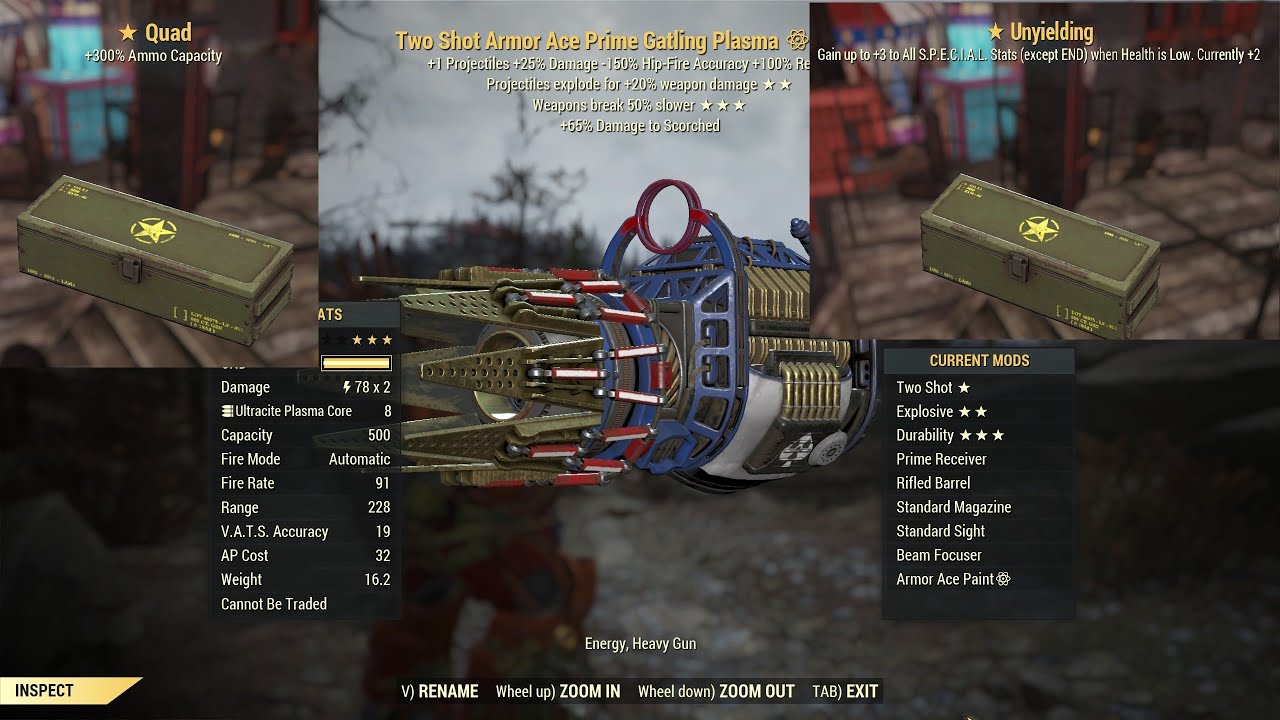 Fallout 76: New Legendary System & Scrap Of Weapons! - YouTube