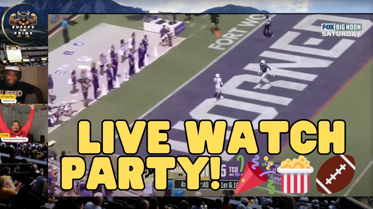 Colorado VS TCU Live Watch Party (Full Game) - YouTube