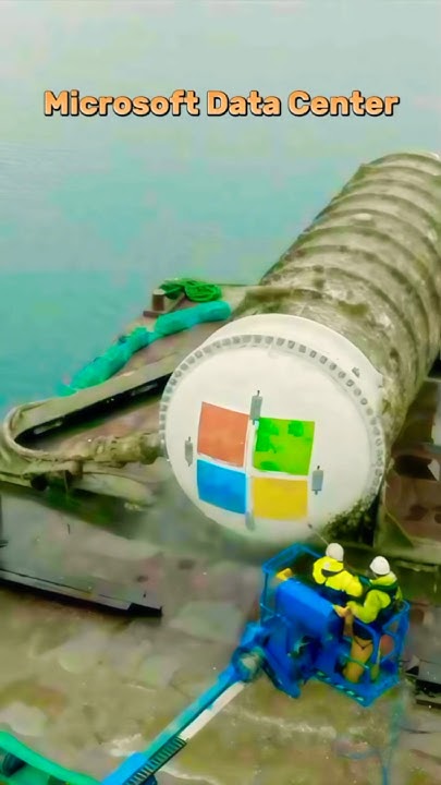 Inside Microsoft's Underwater Data Center Revolution! #Microsoft #DataCenter # ...