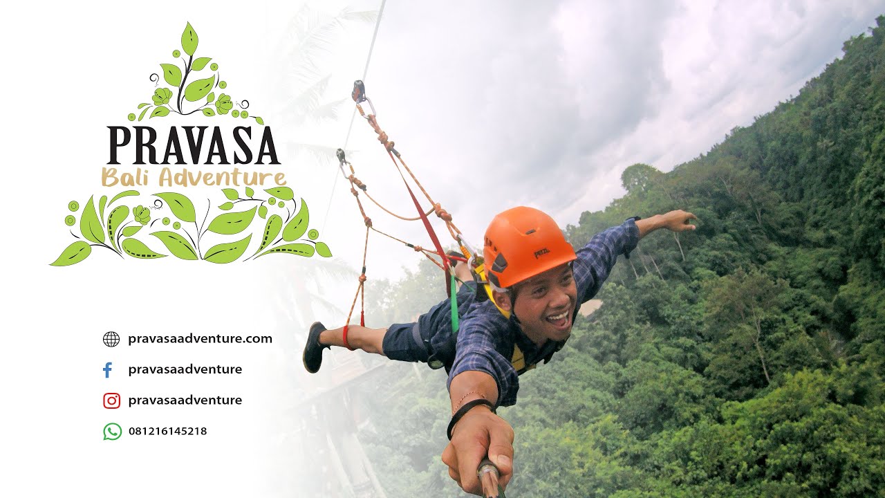 Cobain Flying Fox Terbaik di Ubud (ada Superman Zipline yang pertama di ...