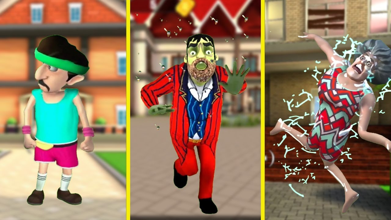 Scary Teacher 3D Vs Scary Robber Vs Scary Stranger 3D - YouTube