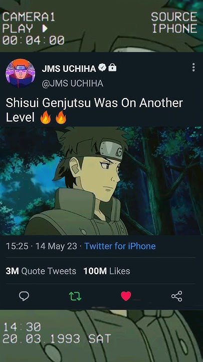 Shisui Genjutsu Was On Another Level 🔥🔥#shorts #anime #naruto # ...