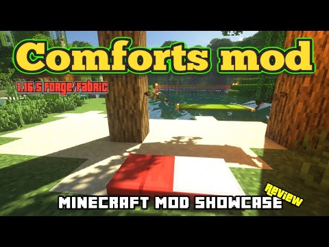 Minecraft 1.16.5 - Comforts mod Review - YouTube