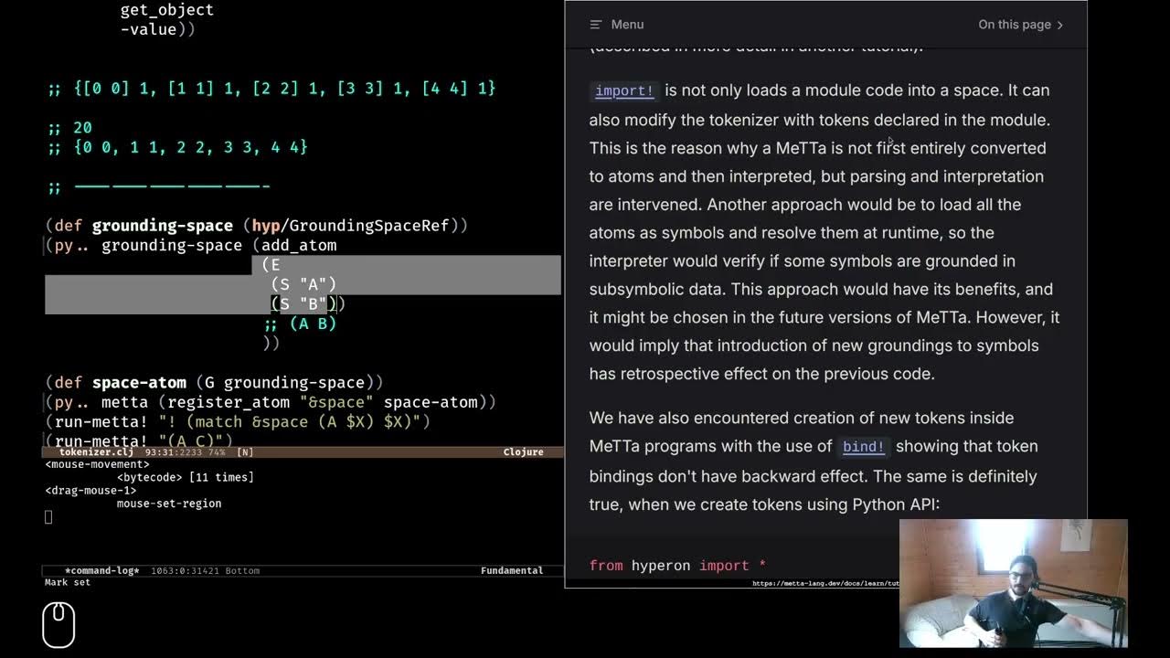 MeTTa Type Talk From Python From Clojure | Tutorial Walkthrough Part 2 - YouTube