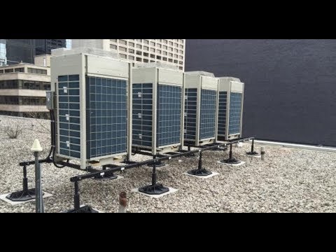 vrv outdoor unit installation - YouTube