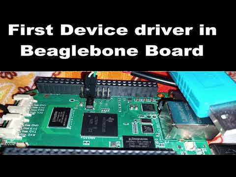 Linux Device Drivers Part 2.1 - First Linux Device Driver in Beaglebone Board - YouTube