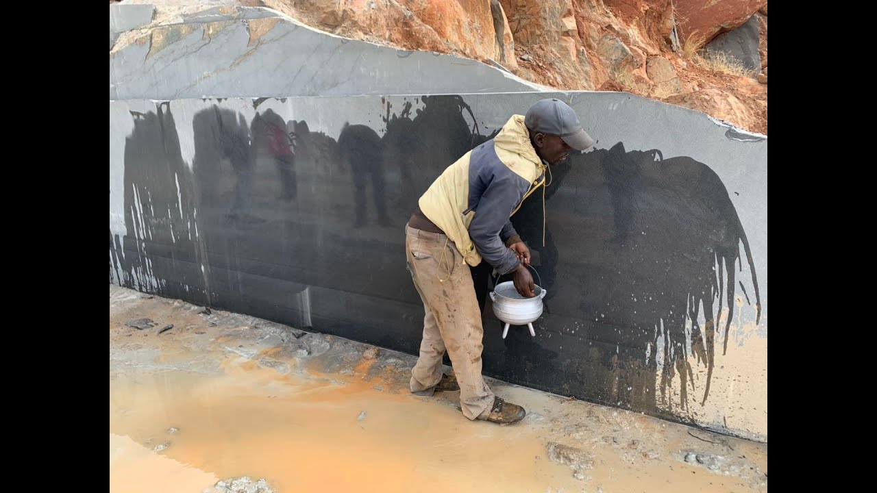 Black Granite Quarry - YouTube