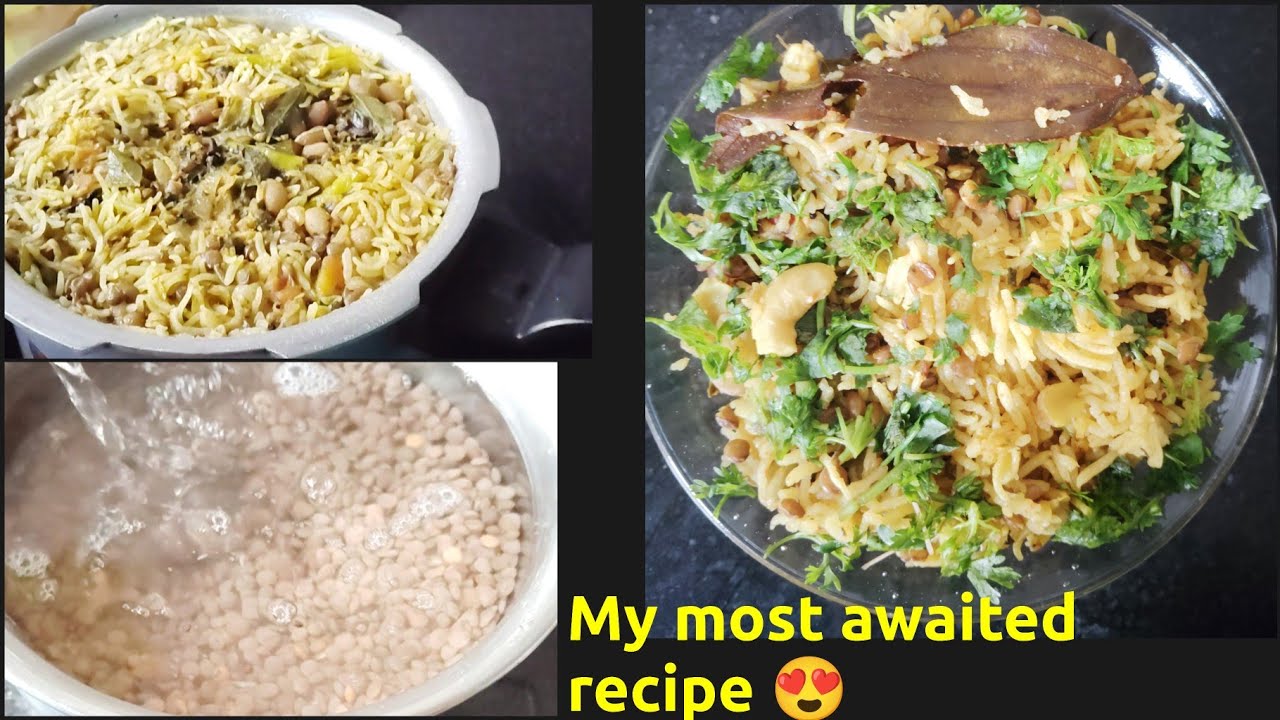 My most awaited recipe | My favorite one| मसुर पुलाव | whole masoor ...