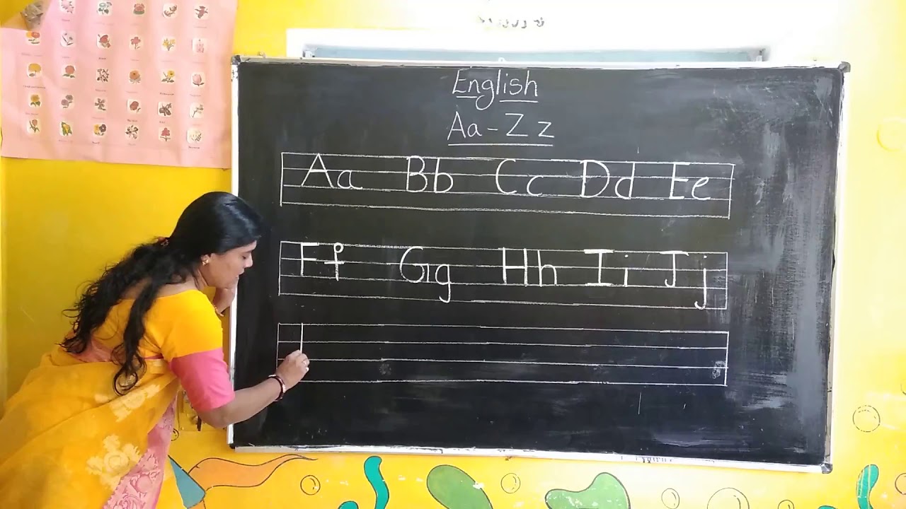 Online classes for LKG,UKG||Learn Alphabets writing Aa to ZZ ...