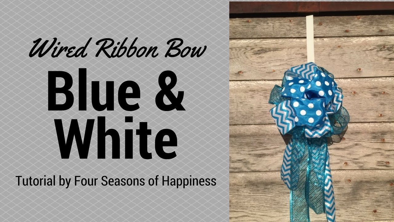 How to make a simple loop bow, DIY loop bow tutorial, how to make a ...