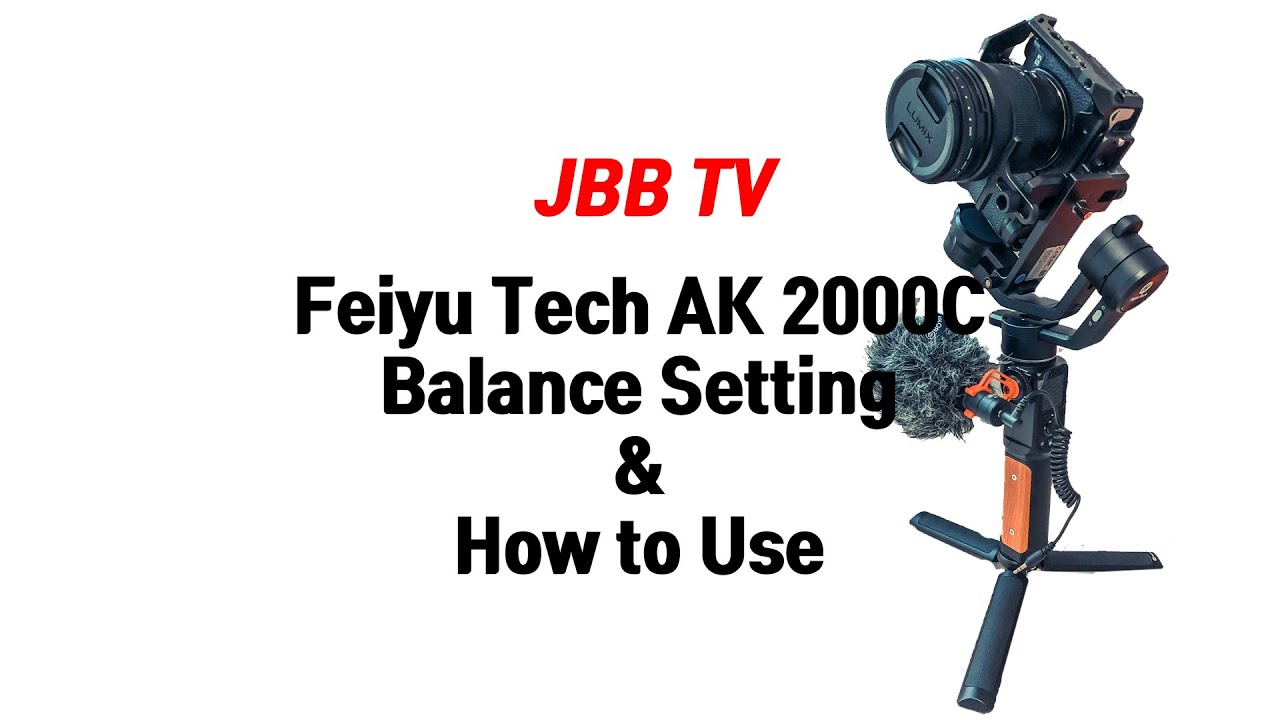 Feiyu Tech AK 2000C Balance Setting & How to Use 페이유 AK2000C 밸런스 조정 및 ...