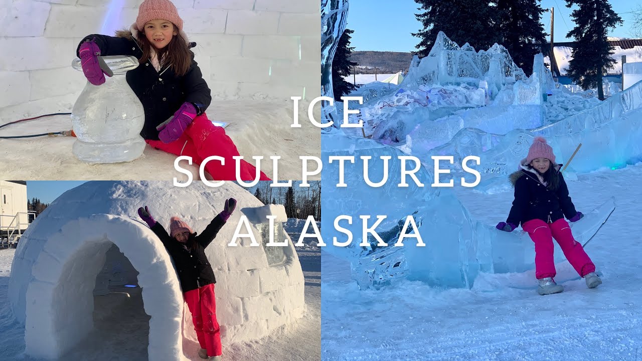ICE Sculptures ALASKA | Annual ICE Carving display - YouTube