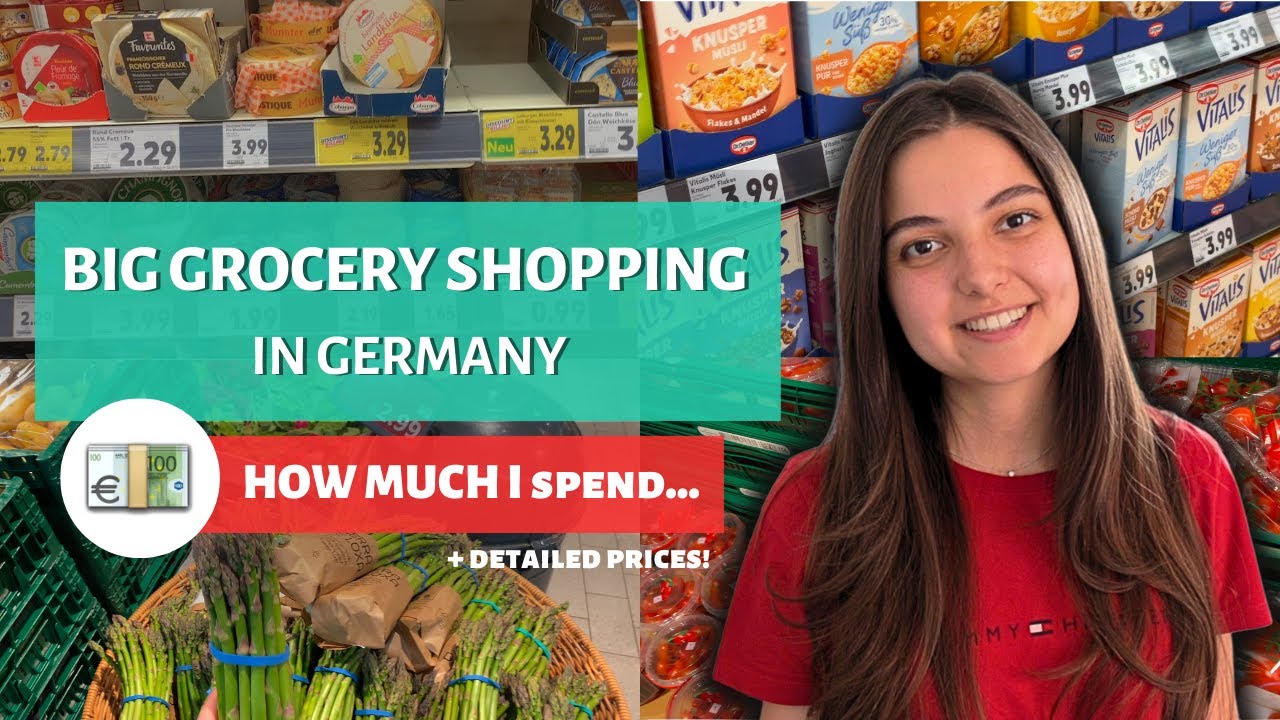 GROCERY SHOPPING IN GERMANY 💶 🛒🇩🇪 | Detailed Prices, How Much I Spend ...