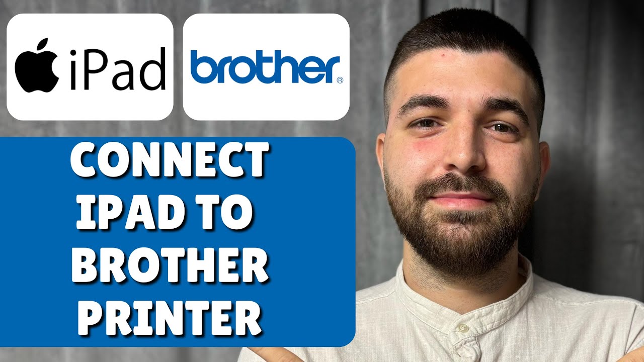 How To Connect iPad To A Brother Printer (Add/Print From IPad) - YouTube