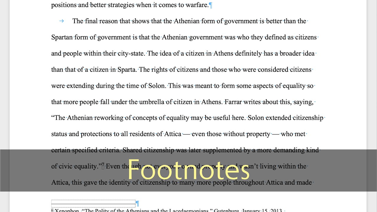 Footnotes - YouTube